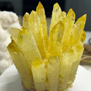 Perfect Yellow Phantom Quartz Crystal Cluster Mineral Specimen,crystal ...