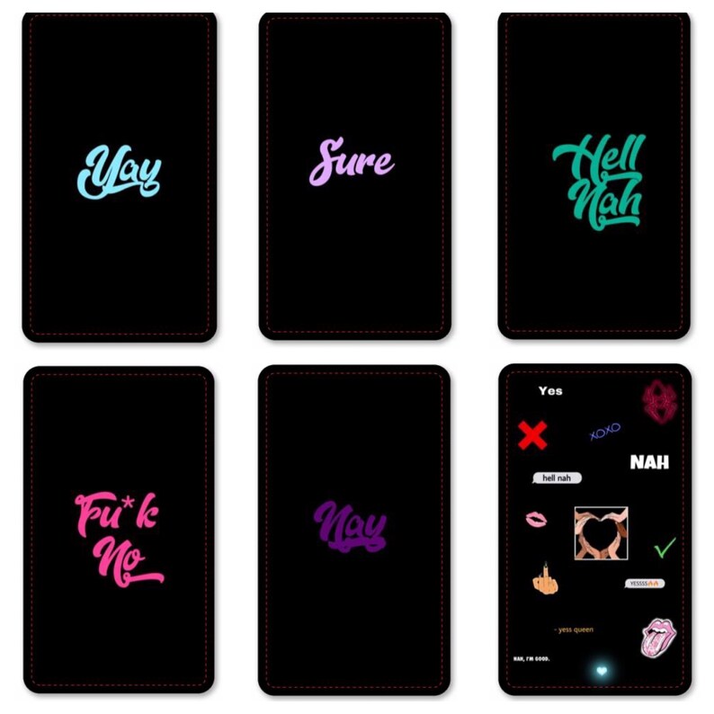 NEW Yes No Oracle Deck With A Twist - Etsy