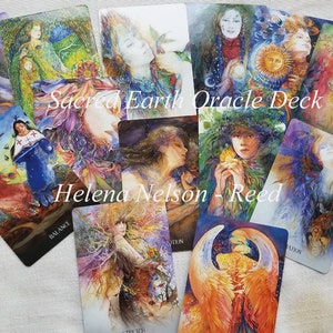 Sacred Earth Oracle Deck, SIGNED Art by Helena Nelson - Reed, Text by ...