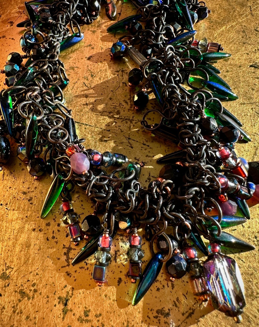 Victorian Goth Dark Shadow Necklace - Etsy