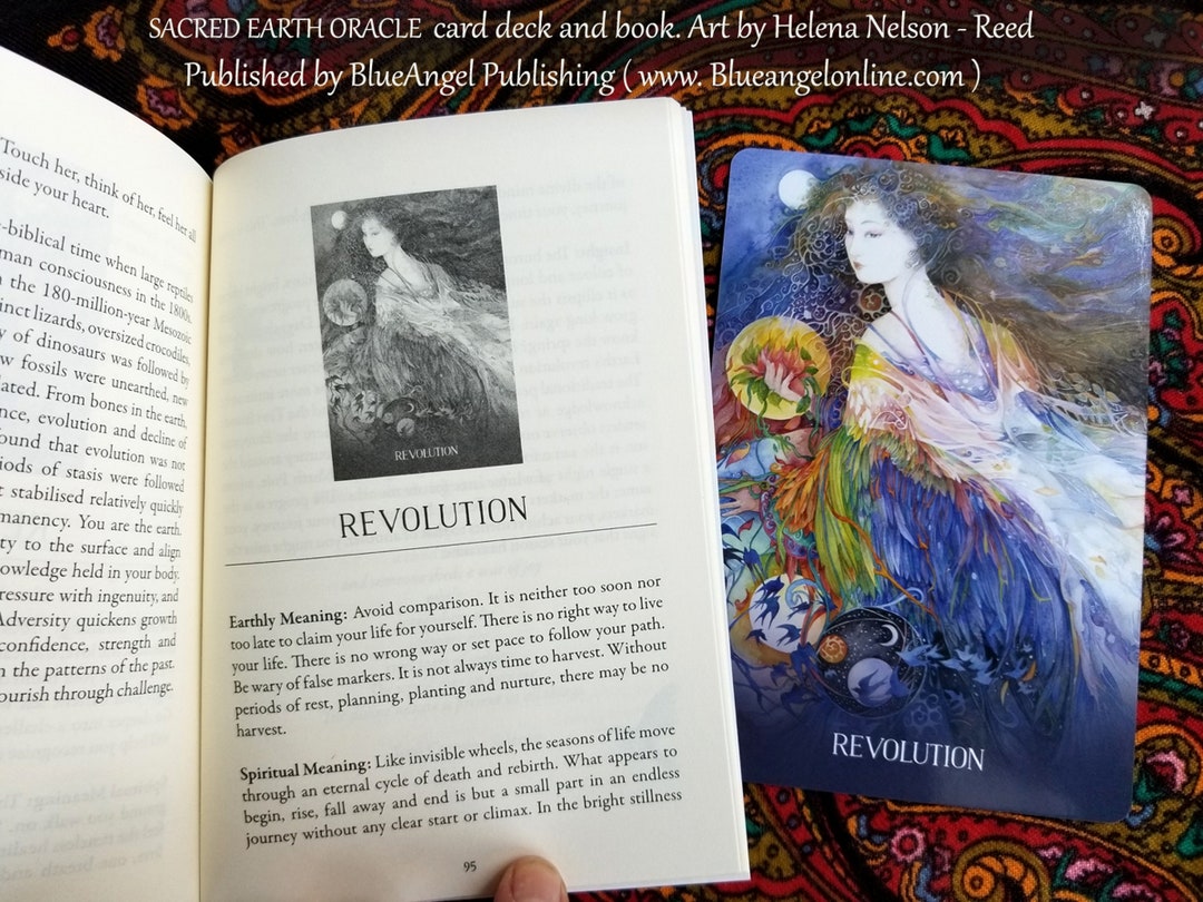 Sacred Earth Oracle Deck, SIGNED Art by Helena Nelson - Reed, Text by ...