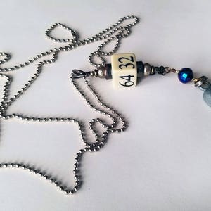 Upcycled Necklace, Vintage Game Cube, Skull Necklace, Found Object ...