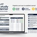ALL-IN-ONE Study Planner, Google Sheet Template, Academic Organizer ...