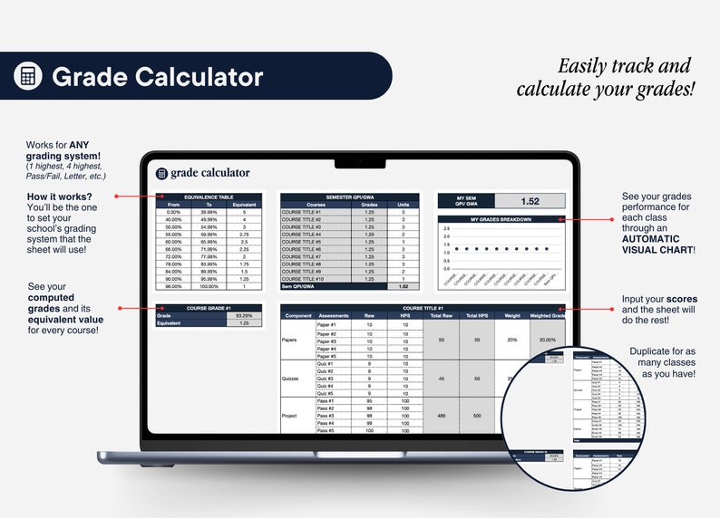 Simple Grade Calculator for School, Easy-to-use Tool for Any Grading ...
