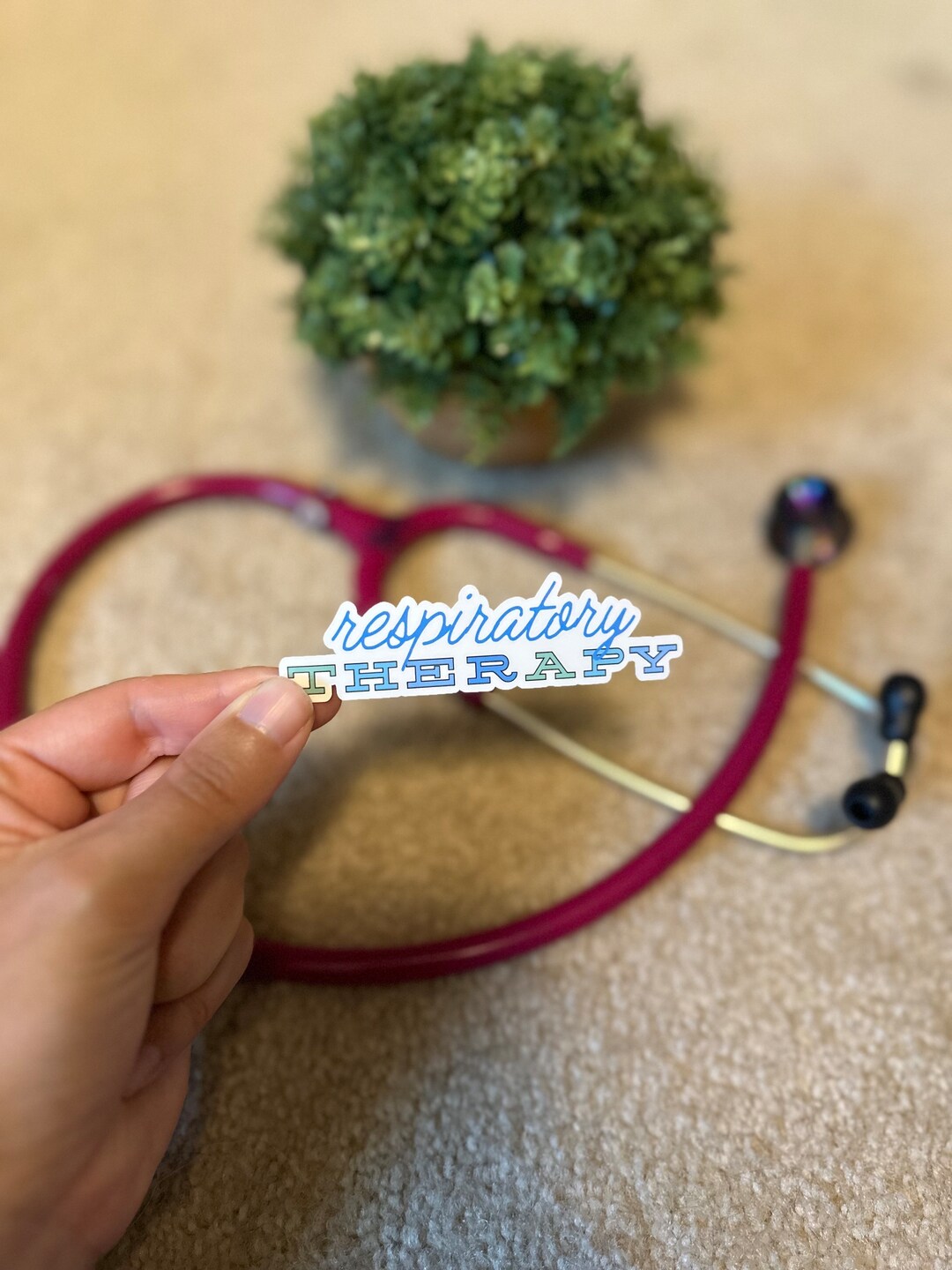 Respiratory Therapy Sticker Waterproof Vinyl | Respiratory Therapist ...