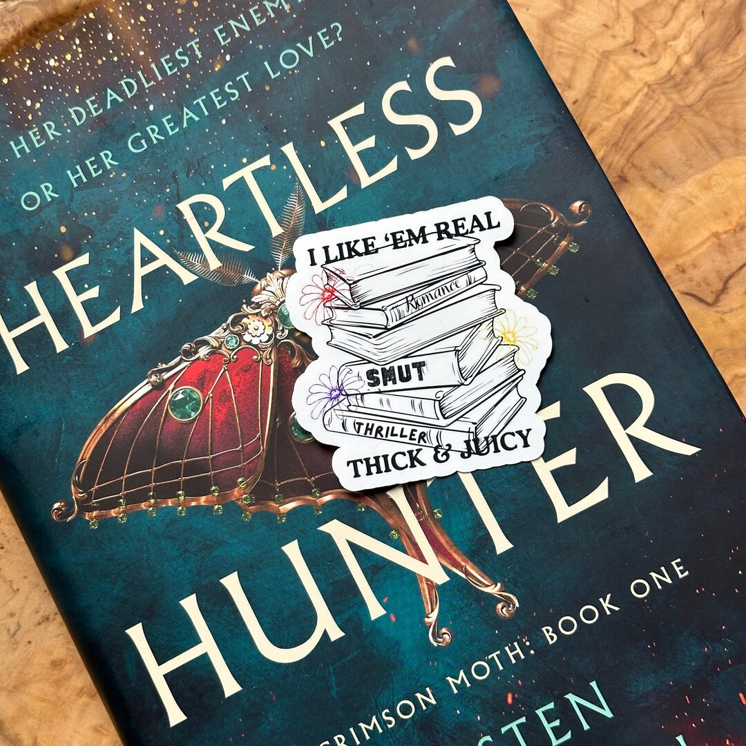 Funny Bookish Stickers Waterproof Vinyl | Thriller Book Stickers ...