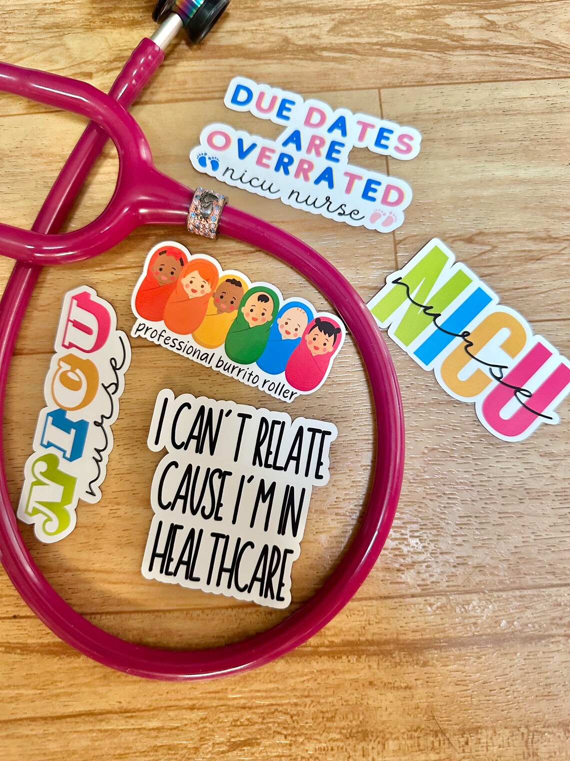 Baby Burrito Sticker Waterproof Vinyl | NICU Sticker | Nursing ...