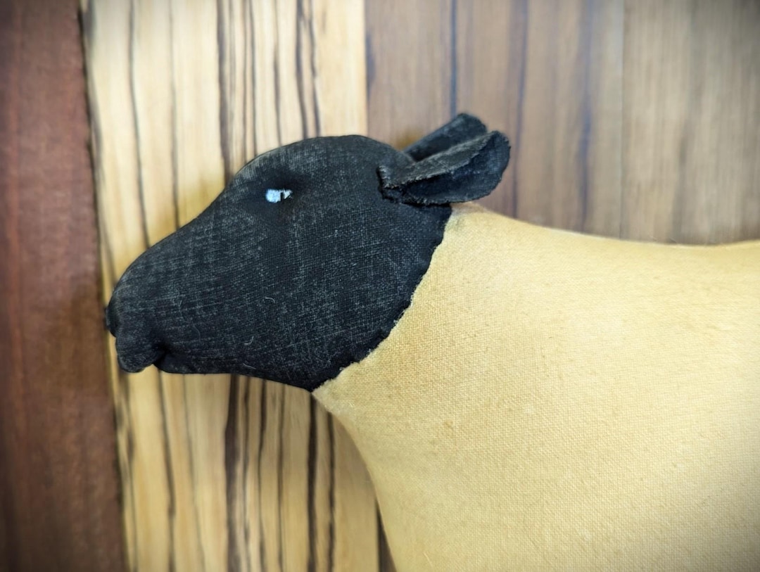 Primitive Prim Folk Art Sheep Doll Shelf Decor - Etsy