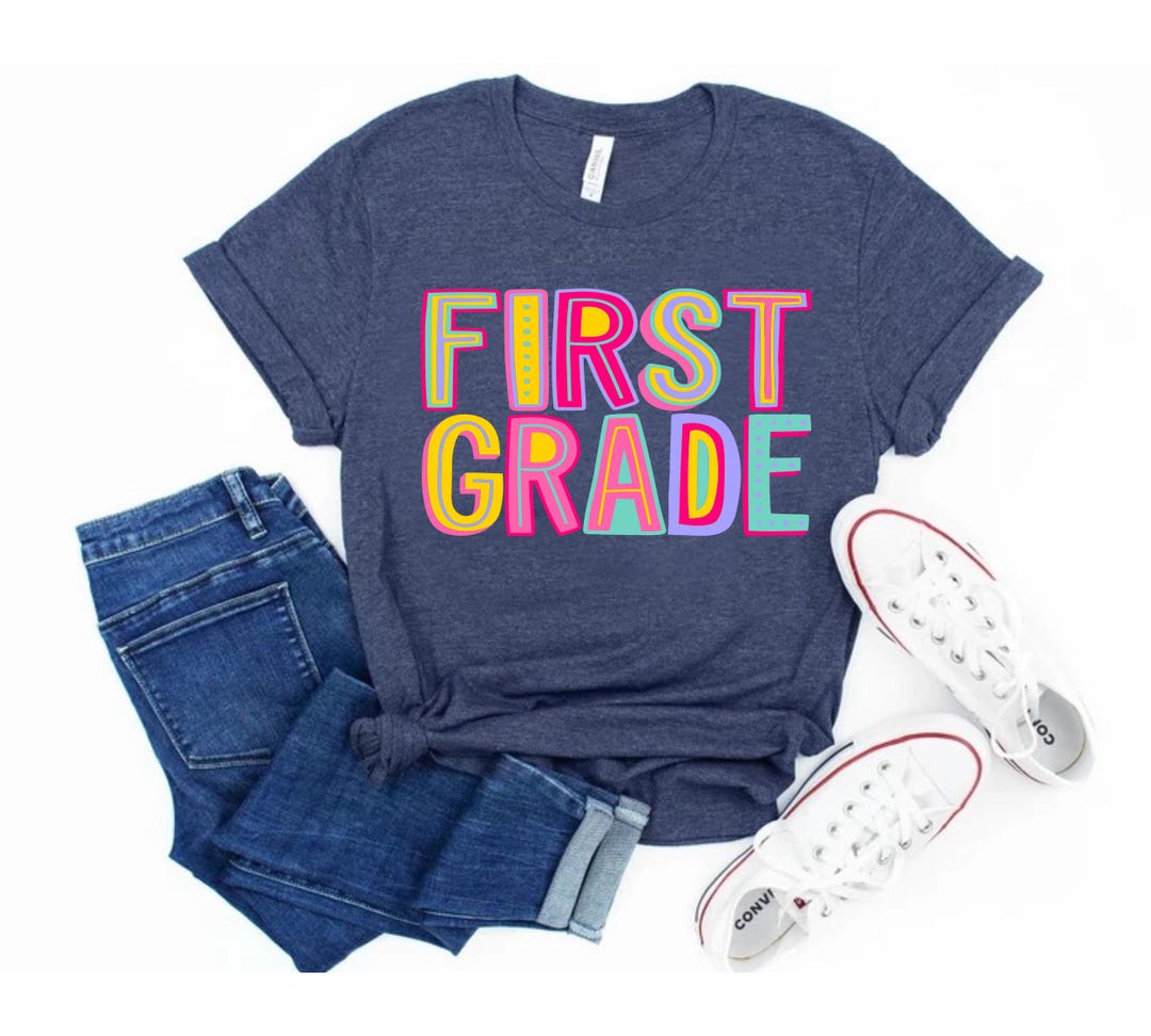 Hello First Grade Shirt, Back to School Shirt, Hello First Grade ...