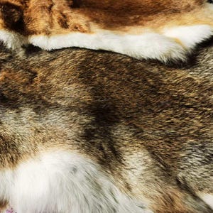 Large Soft Rabbit Fur Holster for Crafts and Decor 12*18 in Premium Fur ...