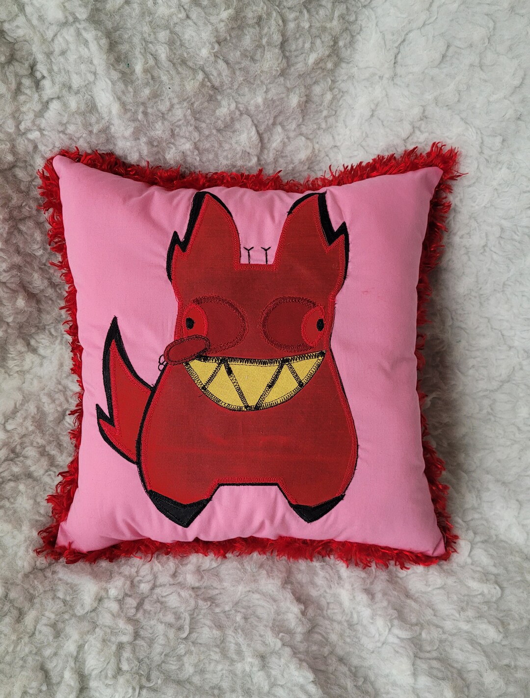 Hazbin Hotel Cursed Cat Alastor Pillow - Etsy