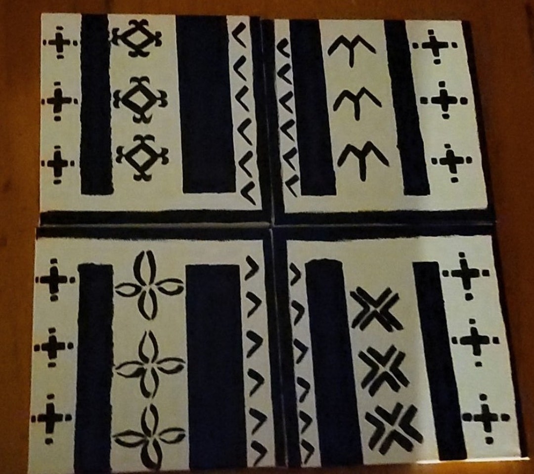 Polynesian Pacific Patterns (black) Painting Contemporary Traditional ...