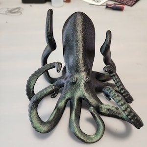 Octopus Phone Sculpture 3D Printed Phone Stand - Etsy