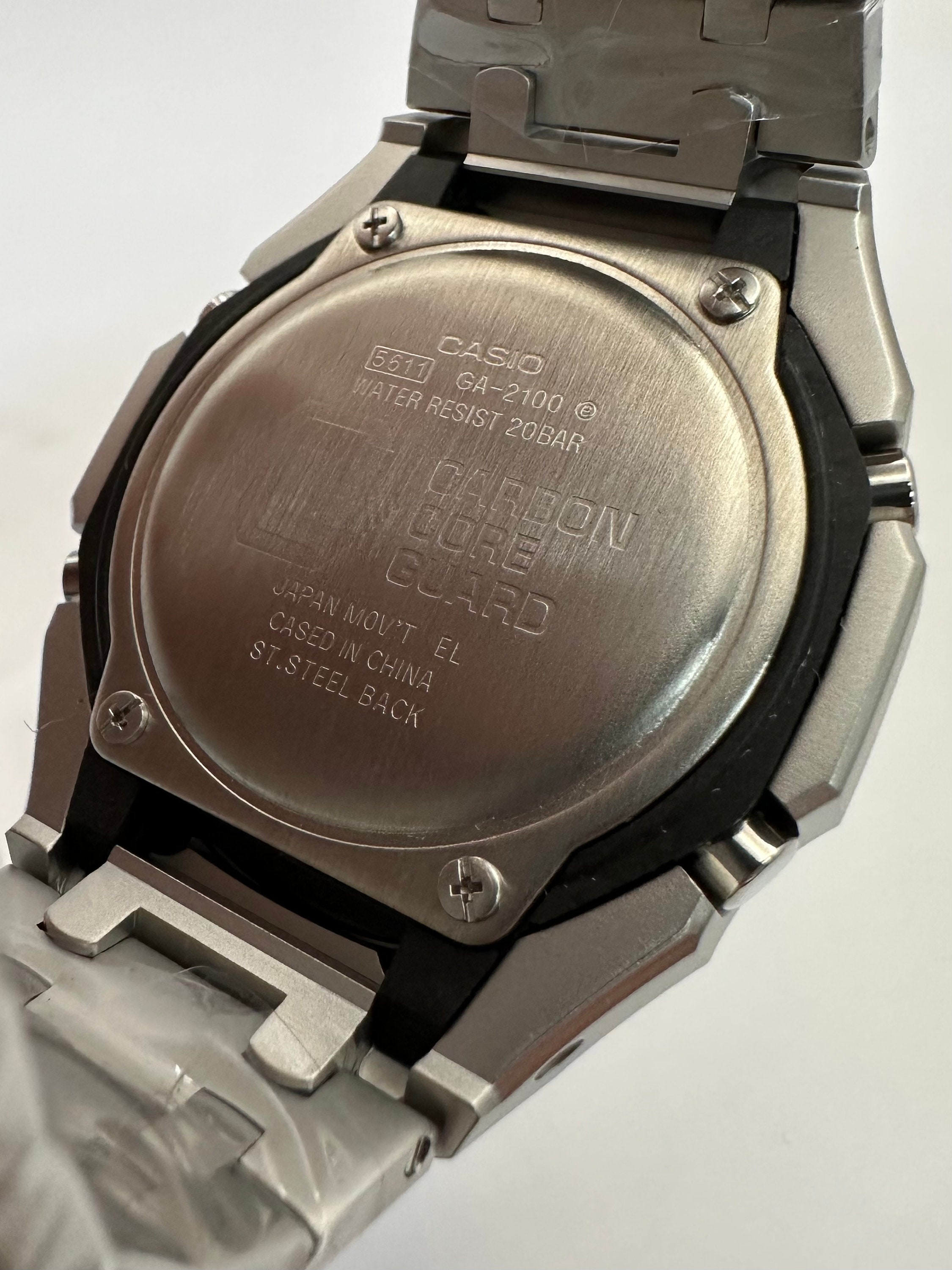 GA-2100 Custom Mod Sandblast Blue Dial - Etsy