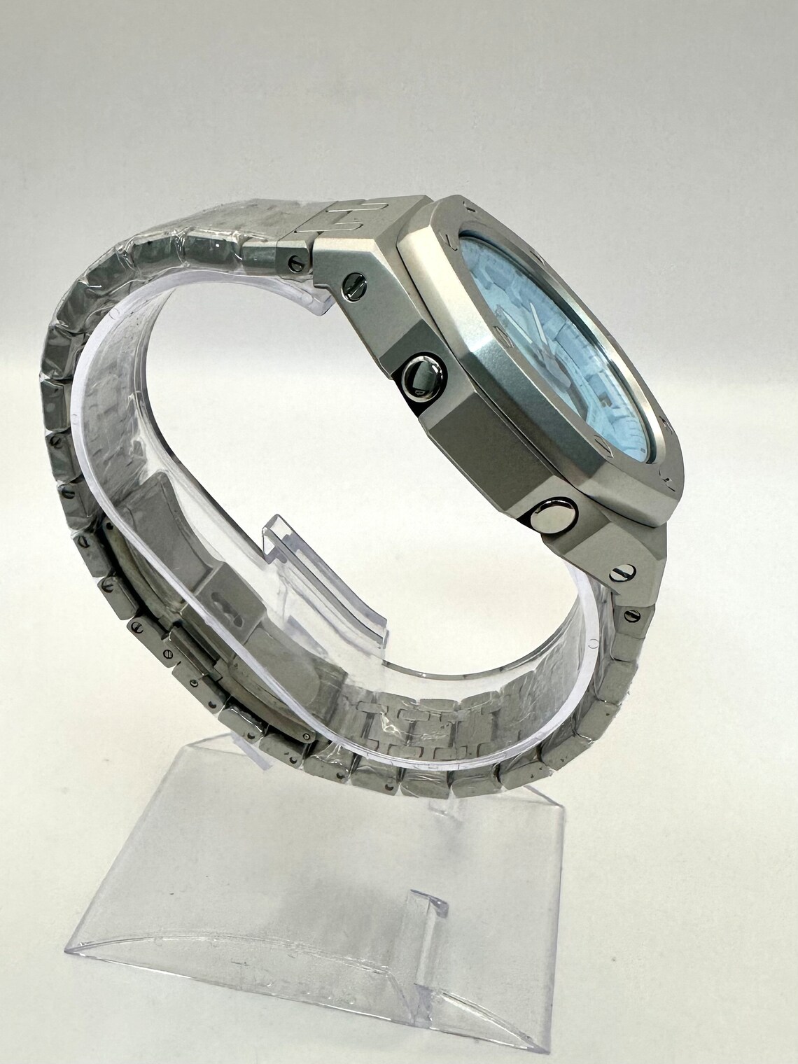 GA-2100 Custom Mod Sandblast Blue Dial - Etsy