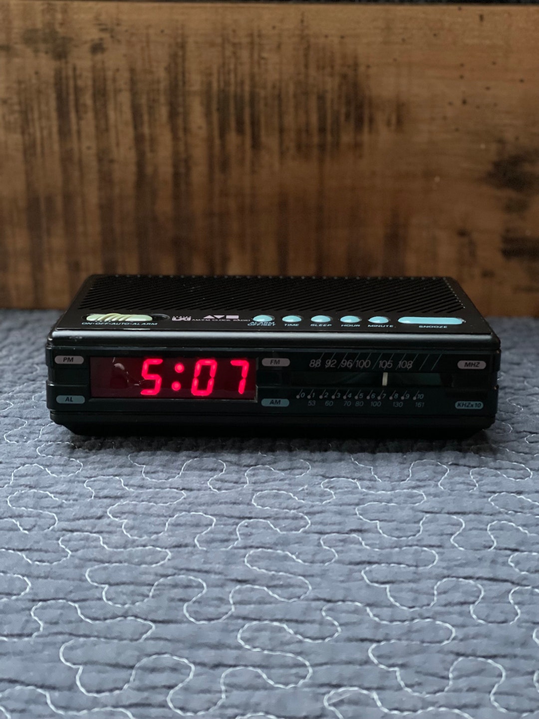 Vintage 1980s LXI Alarm Clock: AM/FM Radio, Working Condition - Etsy