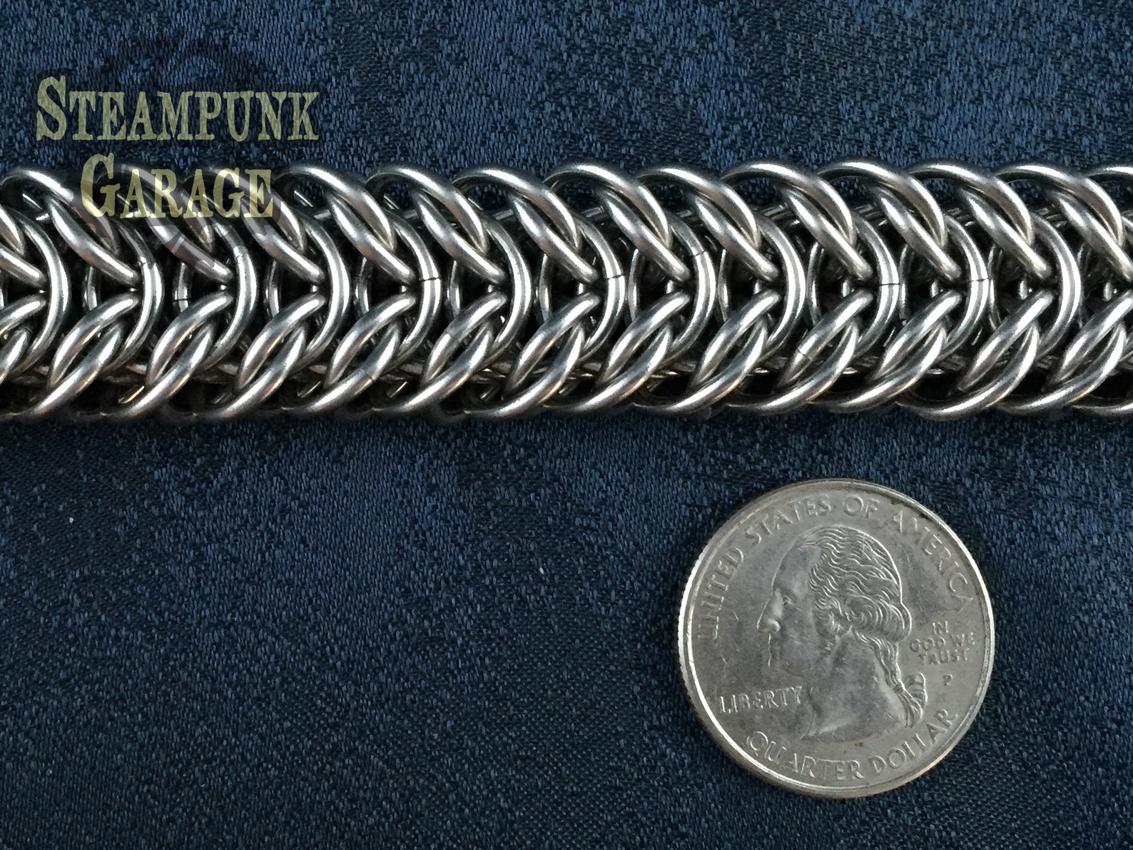 Elf Viaduct Weave Chainmaille Collar Stainless Steel or - Etsy