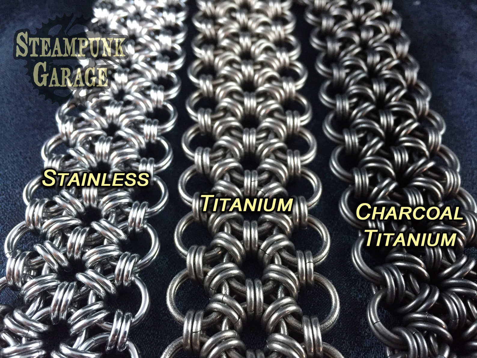 Elf Viaduct Weave Chainmaille Collar Stainless Steel or - Etsy