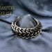 BLACK or SILVER Square Steel Interwoven 4 in 1 Chainmaille - Etsy