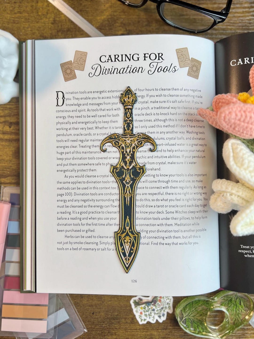 Sword Bookmark Fantasy Sword 3D Printed Book Decor - Etsy