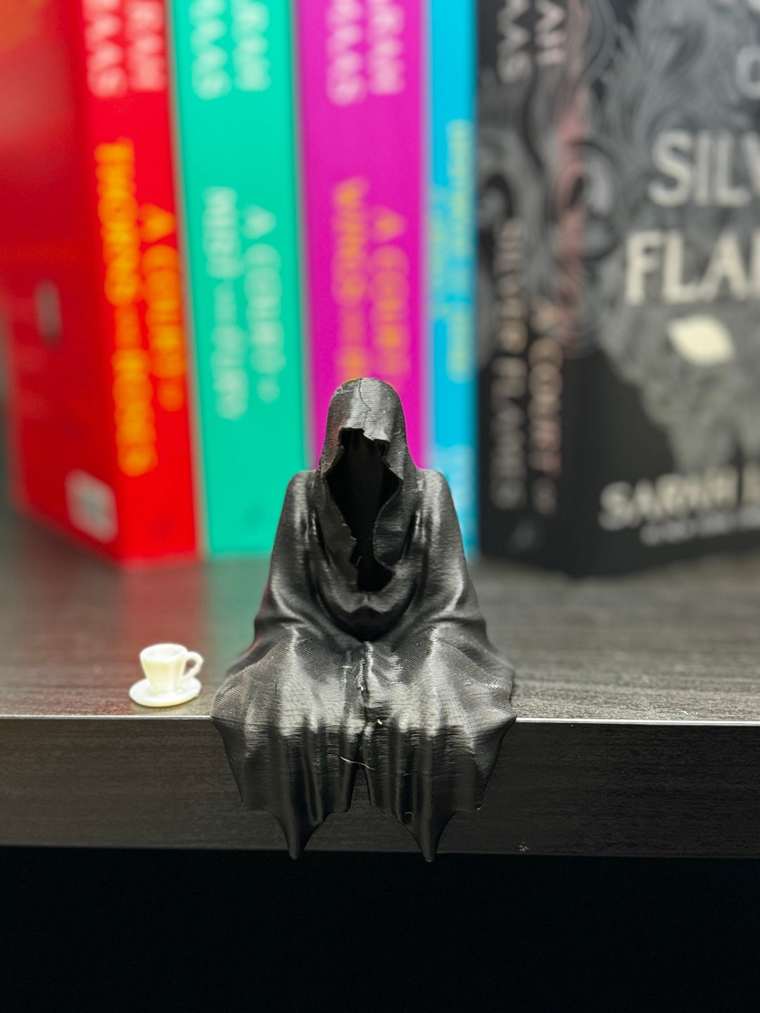 Sitting Ghost 3D Printed for Bookshelf Decor - Etsy
