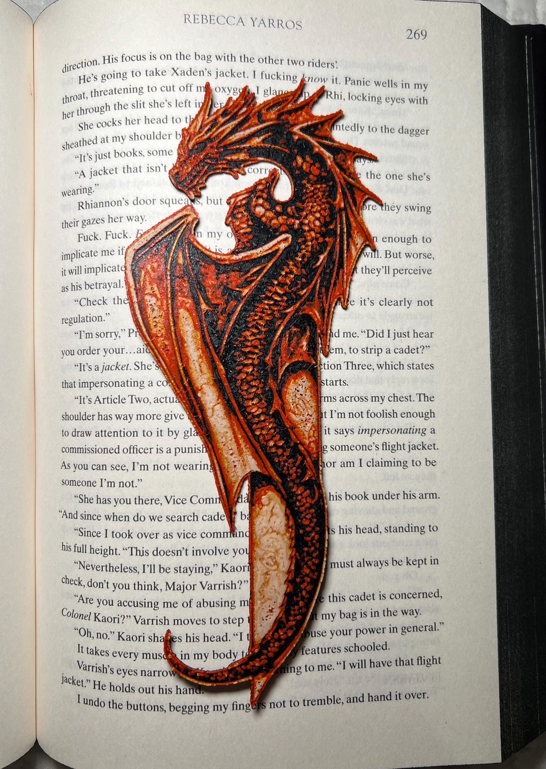 Dragon Bookmark, 3D Printed Fantasy Dragon Book Decor - Etsy