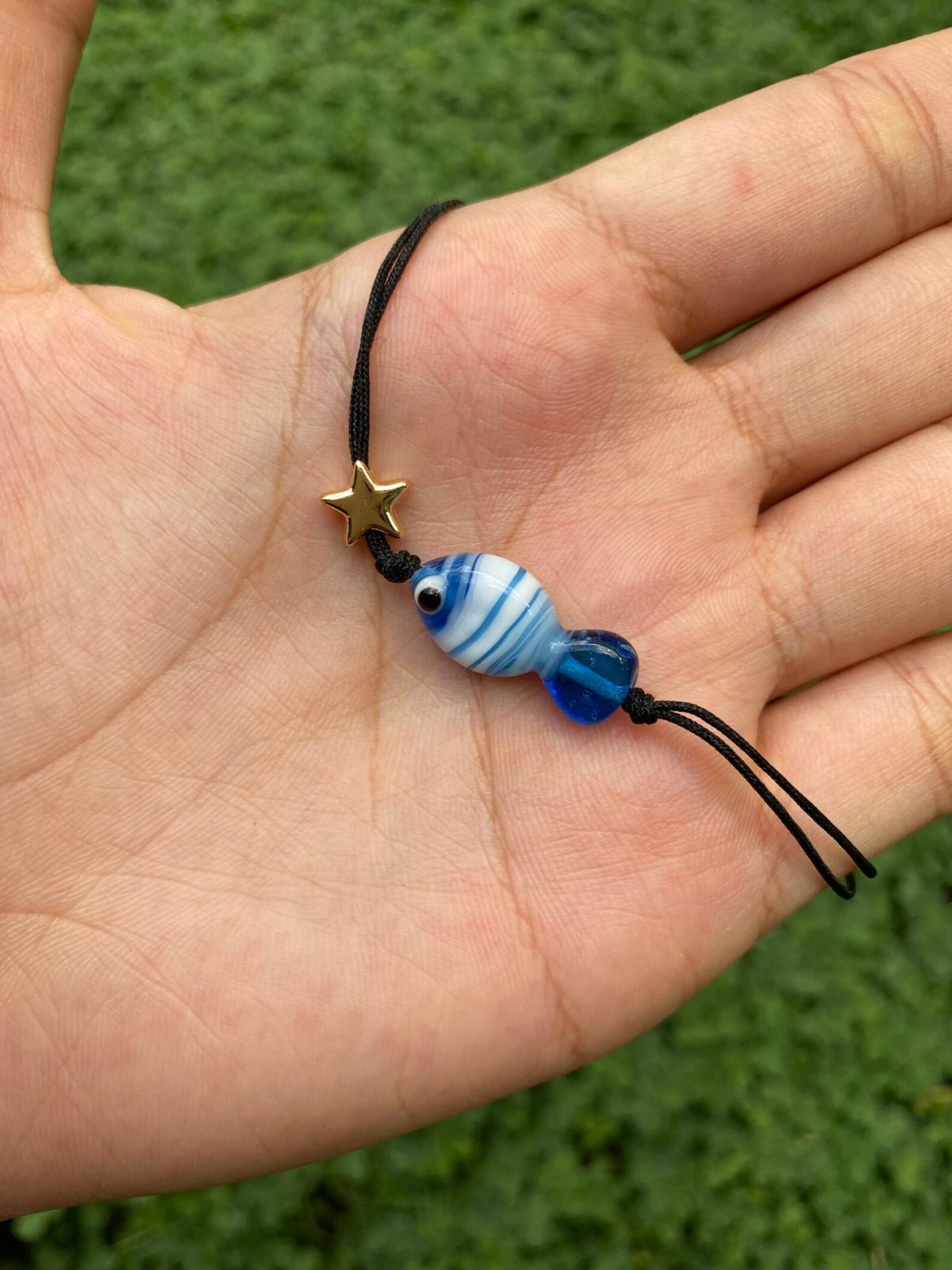 Handmade Fish Bead Bracelets With Charms - Etsy