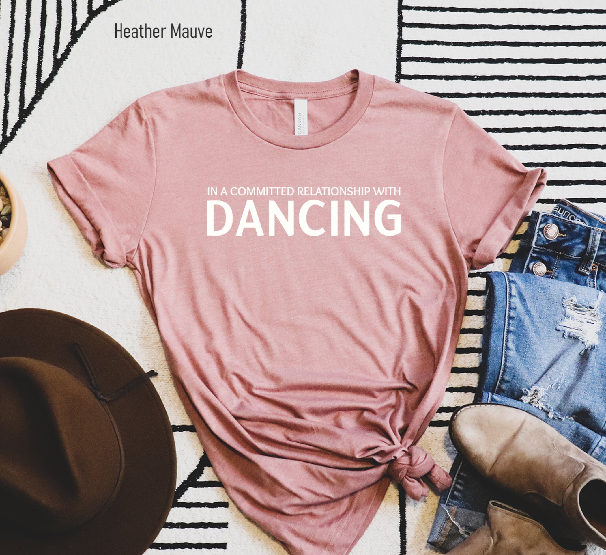 In a Committed Relationship With Dancing Shirt | Funny Dance T-shirt ...