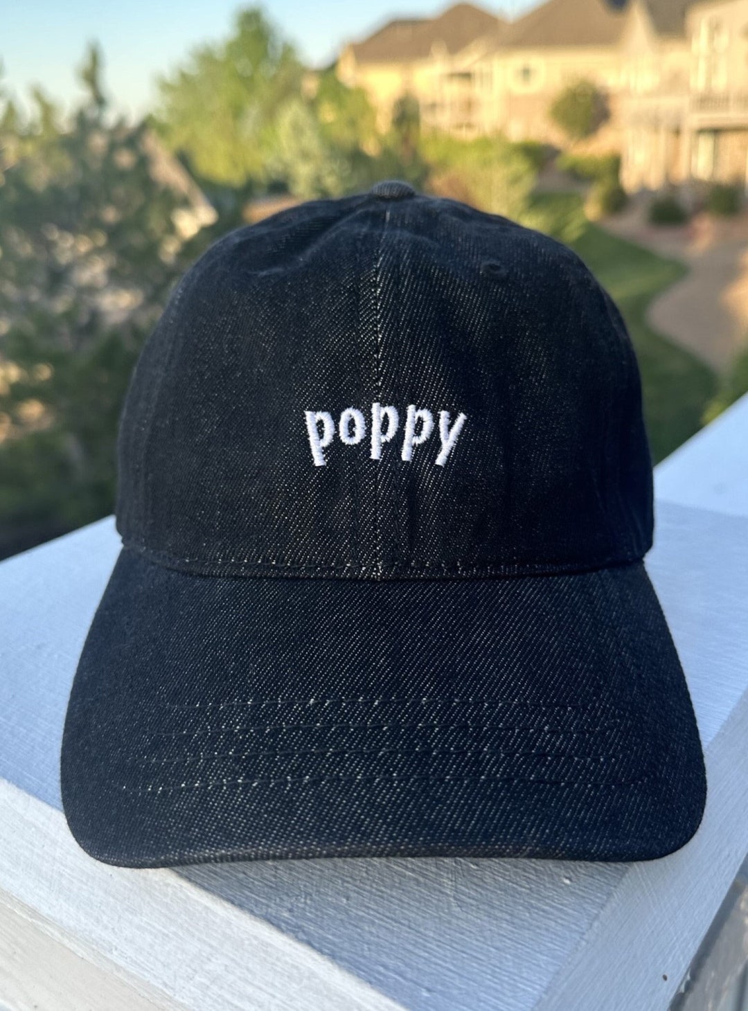 Poppy Dad Hat - Fathers Day Hat, Embroidered Dad Gift, Poppy & Grandpa ...