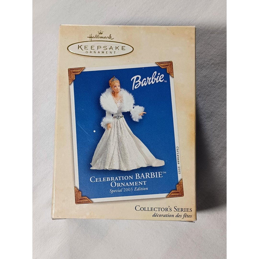 Hallmark Keepsake Celebration Barbie Special 2003 Christmas Ornament ...