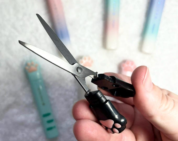 Cat Paw Scissors With Sheath - Etsy