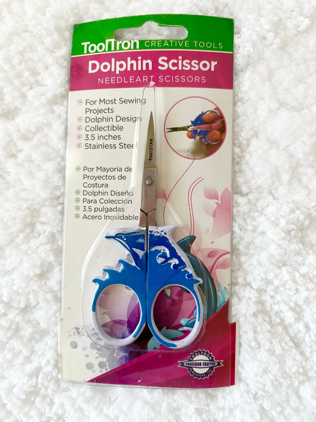 Dolphin Scissors for Cross Stitch or Embroidery, Needlework : Unique ...