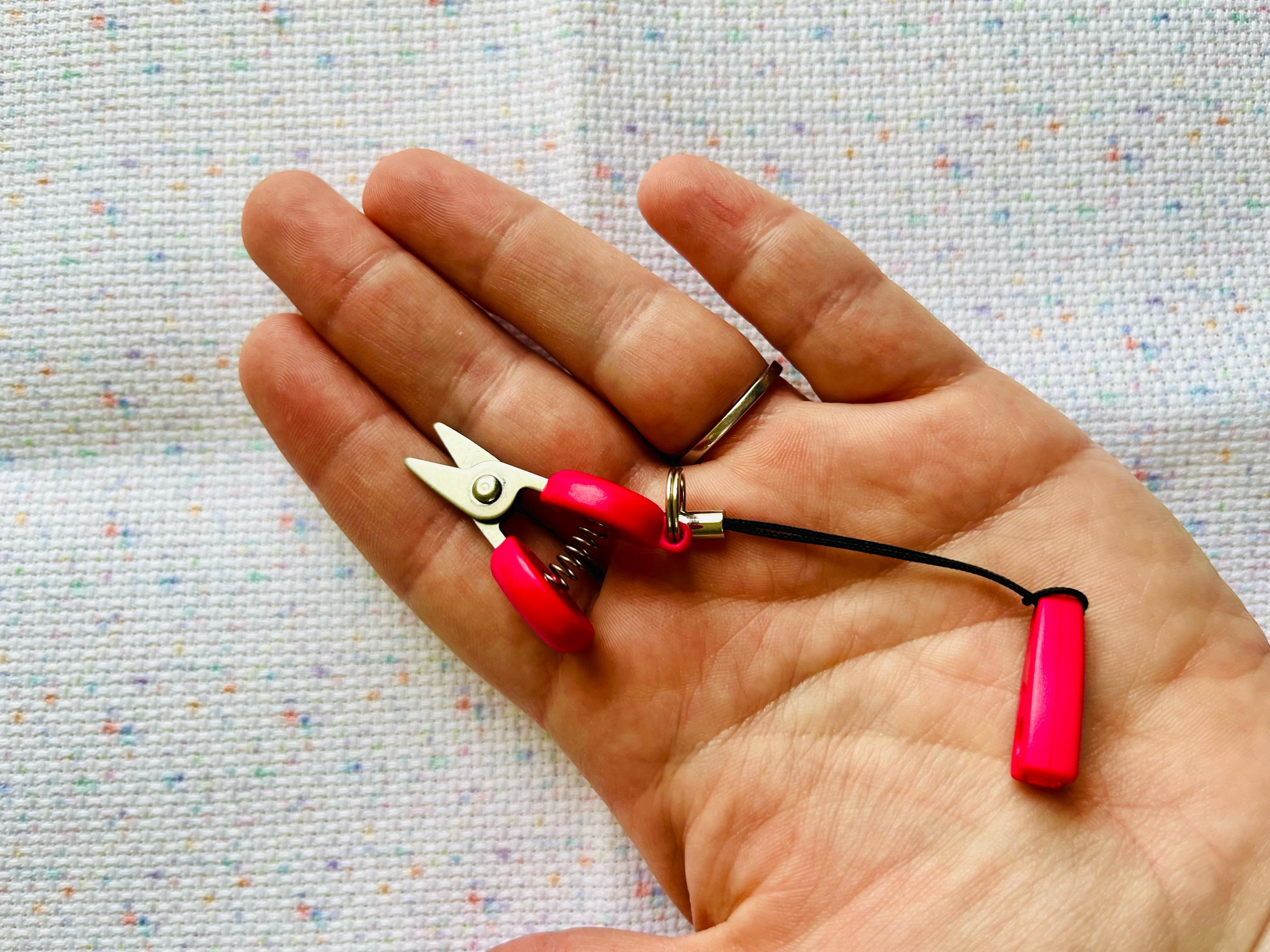 Pinch Scissors : Smallest Scissors Ever, Travel Safe Size, Magnetic ...