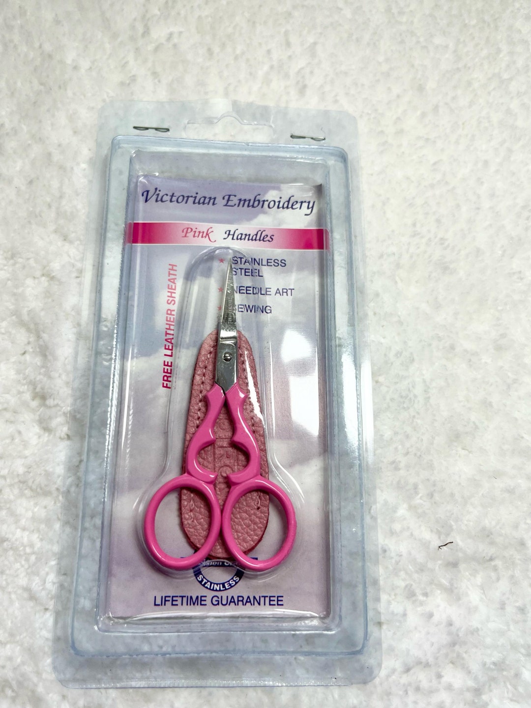 Pink Embroidery Scissors : Tooltron Brand. for Cross Stitch, Needlework ...