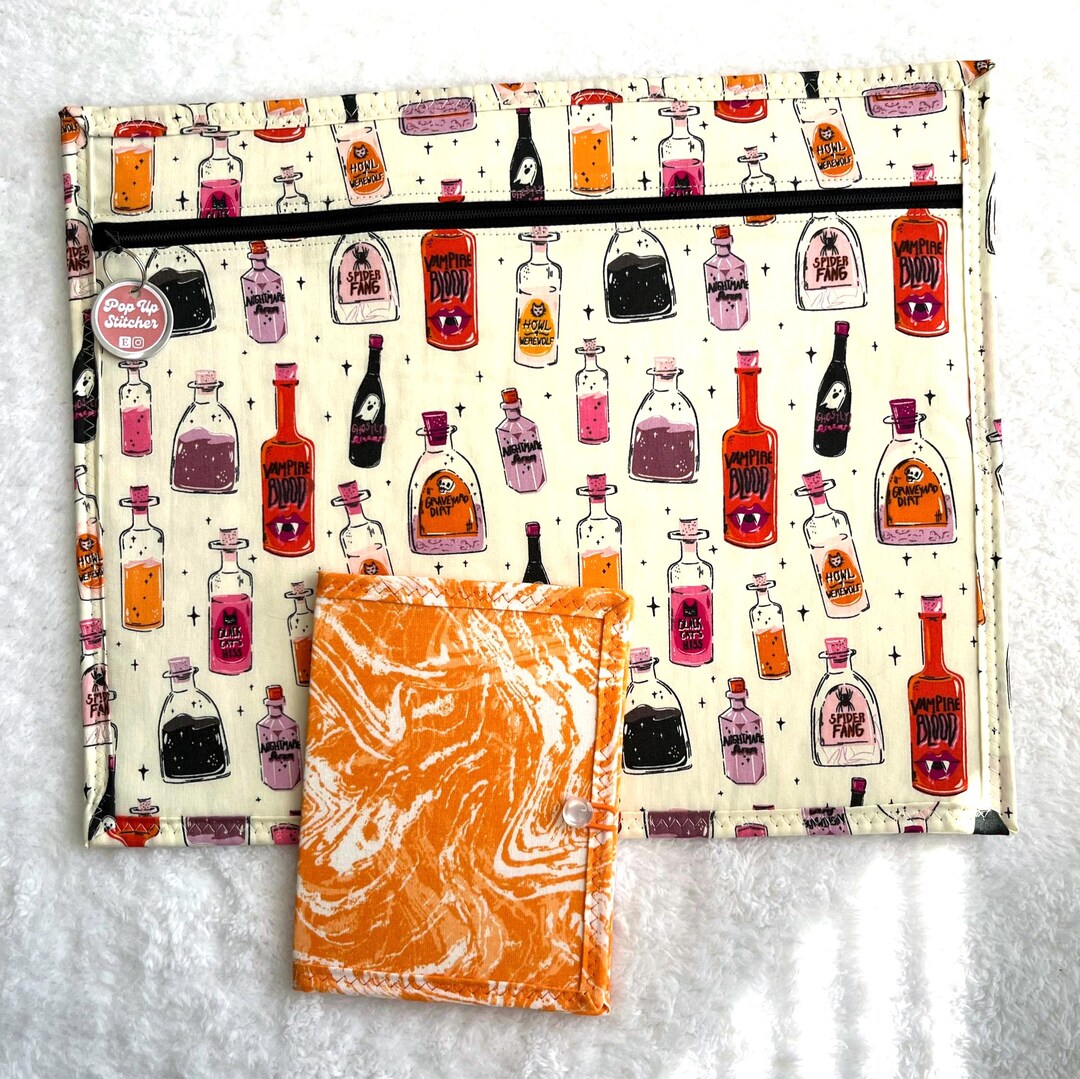 Pick Your Poison Stitching Project Bag : Full Fabric 14x11 and Matching ...