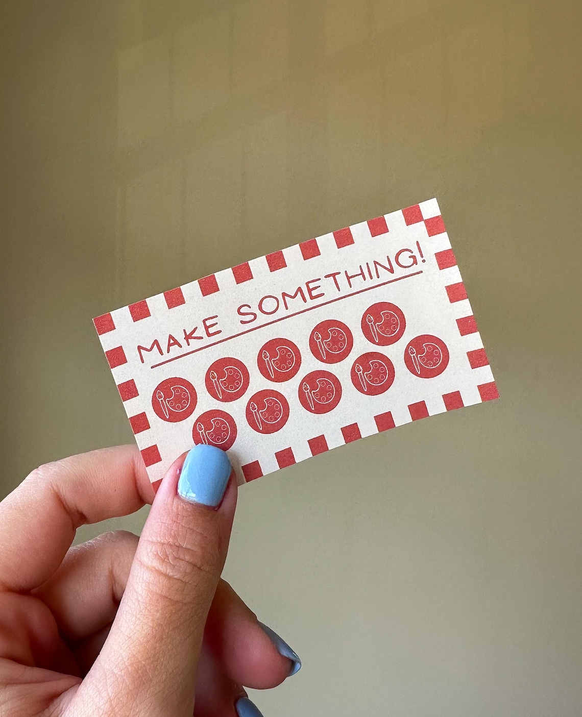 Punch Card Habit Tracker Printable | Editable Canva Goal Tracker Cards ...