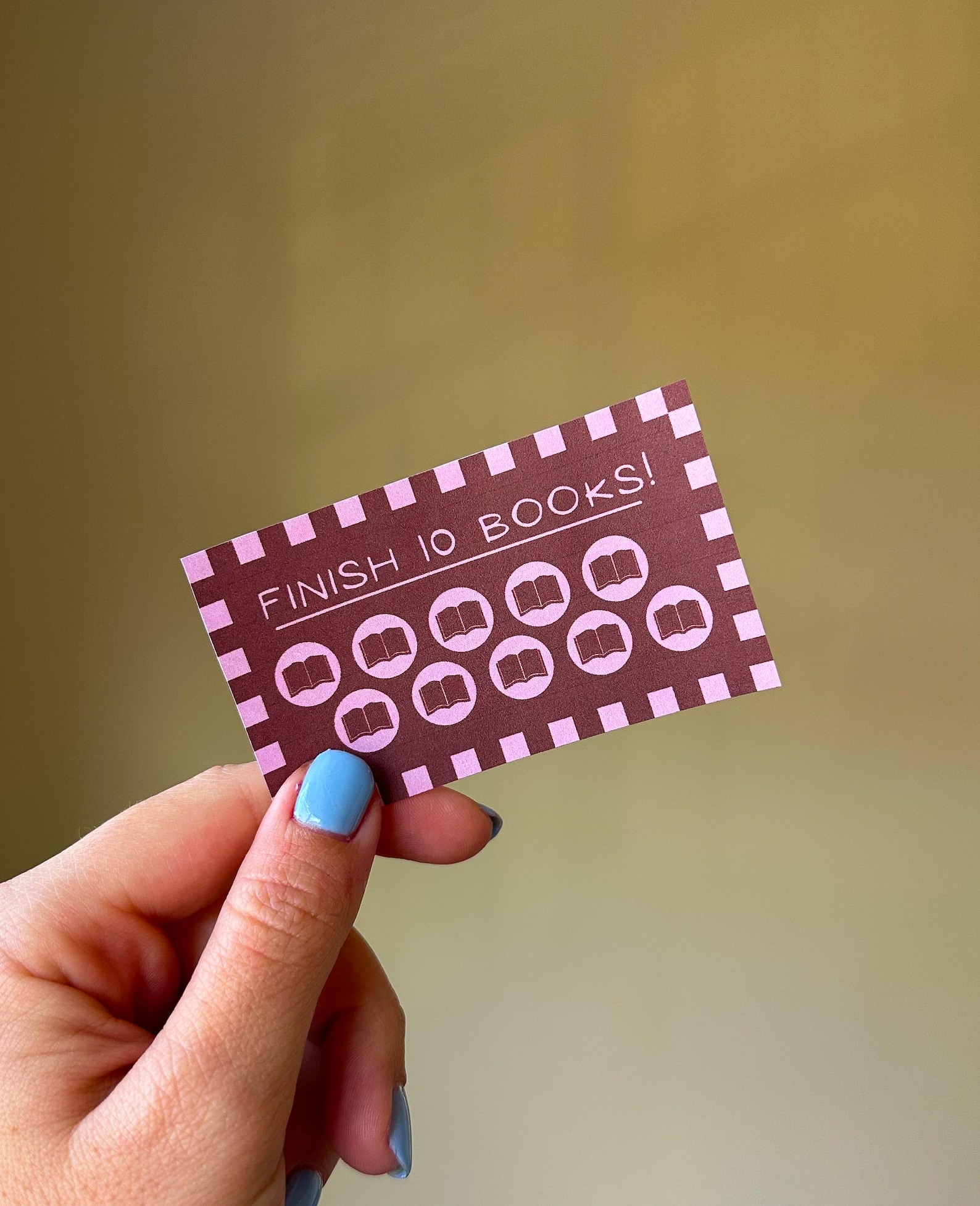 Punch Card Habit Tracker Printable | Editable Canva Goal Tracker Cards ...
