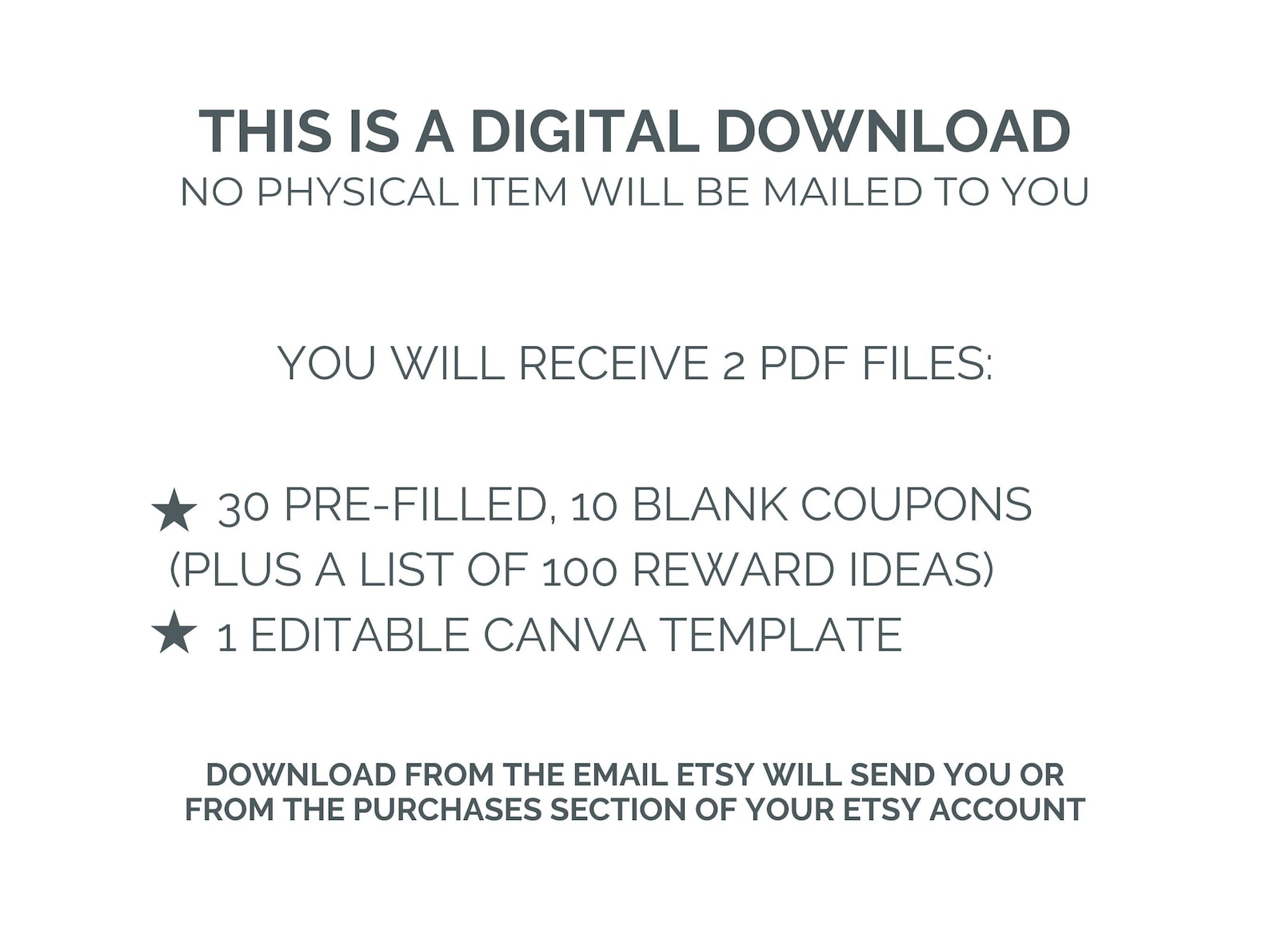 Kids Reward Coupons, Kids Reward Bucks, Editable Coupon Book, Reward ...