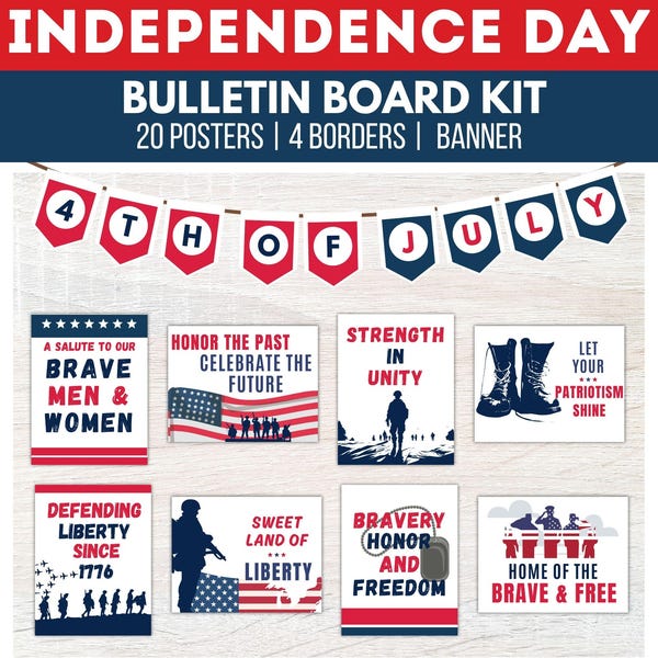 Bulletin Board Ideas 4th of July - Etsy