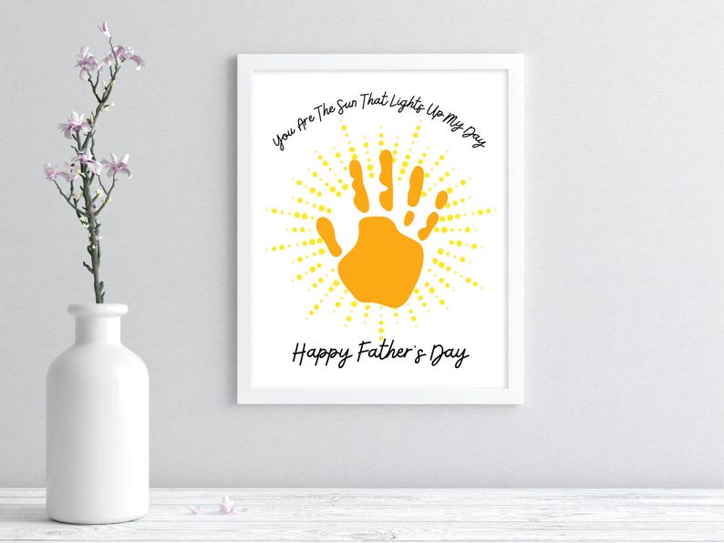Fathers Day Handprint Craft, Fathers Day Handprint Art, Fathers Day ...