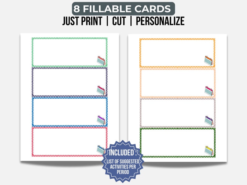 Daily Visual Schedule Pocket Chart Card, Daily Routine Pocket Chart ...
