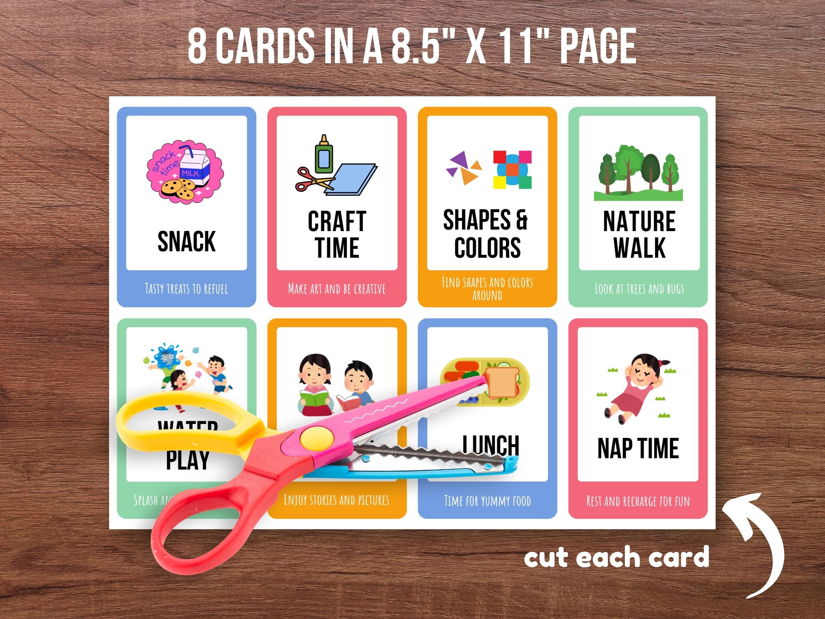 Daily Routine Cards, Visual Schedule Kids, Daily Schedule Pocket Chart ...