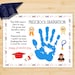 Preschool Graduation Handprint Craft, Graduation Handprint Poem, Last ...
