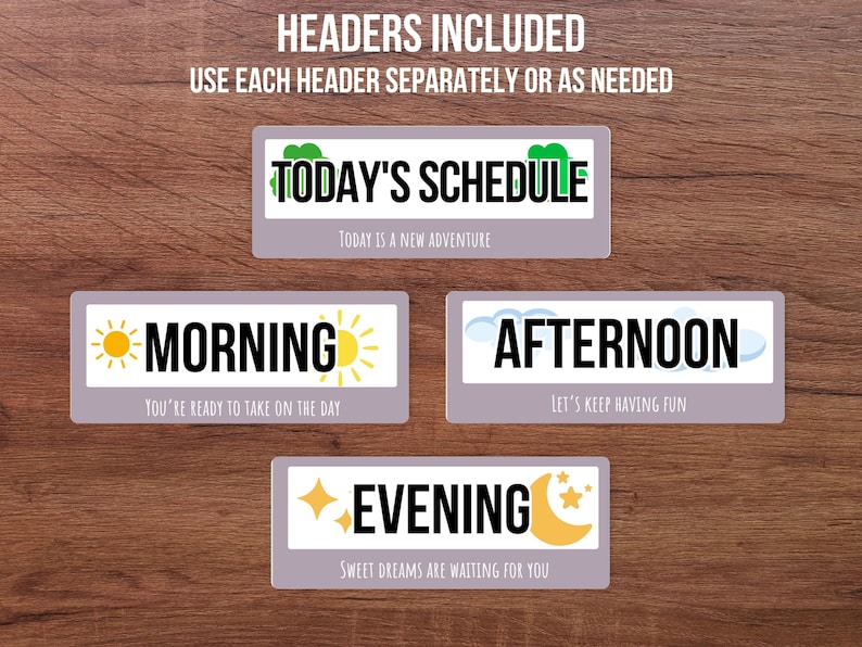 Daily Routine Cards, Visual Schedule Kids, Daily Schedule Pocket Chart ...