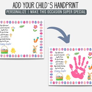 Easter Handprint Craft, Easter Handprint Art, Easter Handprint ...