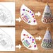 2025 New Year Party Hat, Printable Color Your Own Party Hat, Kids New ...