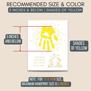 Nativity Handprint Craft, Nativity Scene Christmas Handprint, Sunday ...