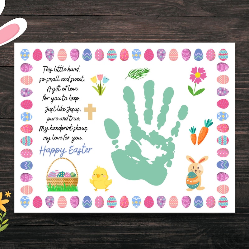 Happy Easter Print - Etsy