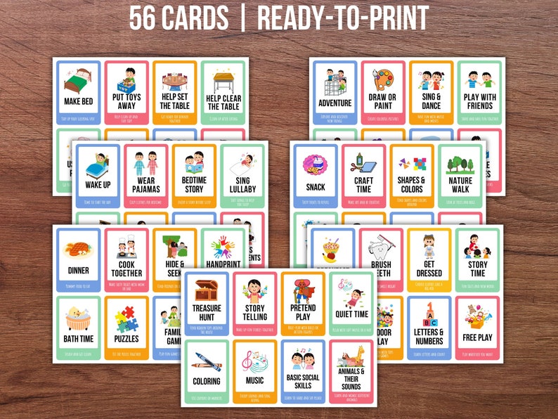 Daily Routine Cards, Visual Schedule Kids, Daily Schedule Pocket Chart ...