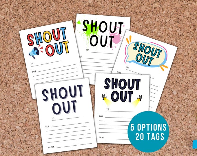 Employee Appreciation Notes, Printable Mini Coworker Thank You Cards ...